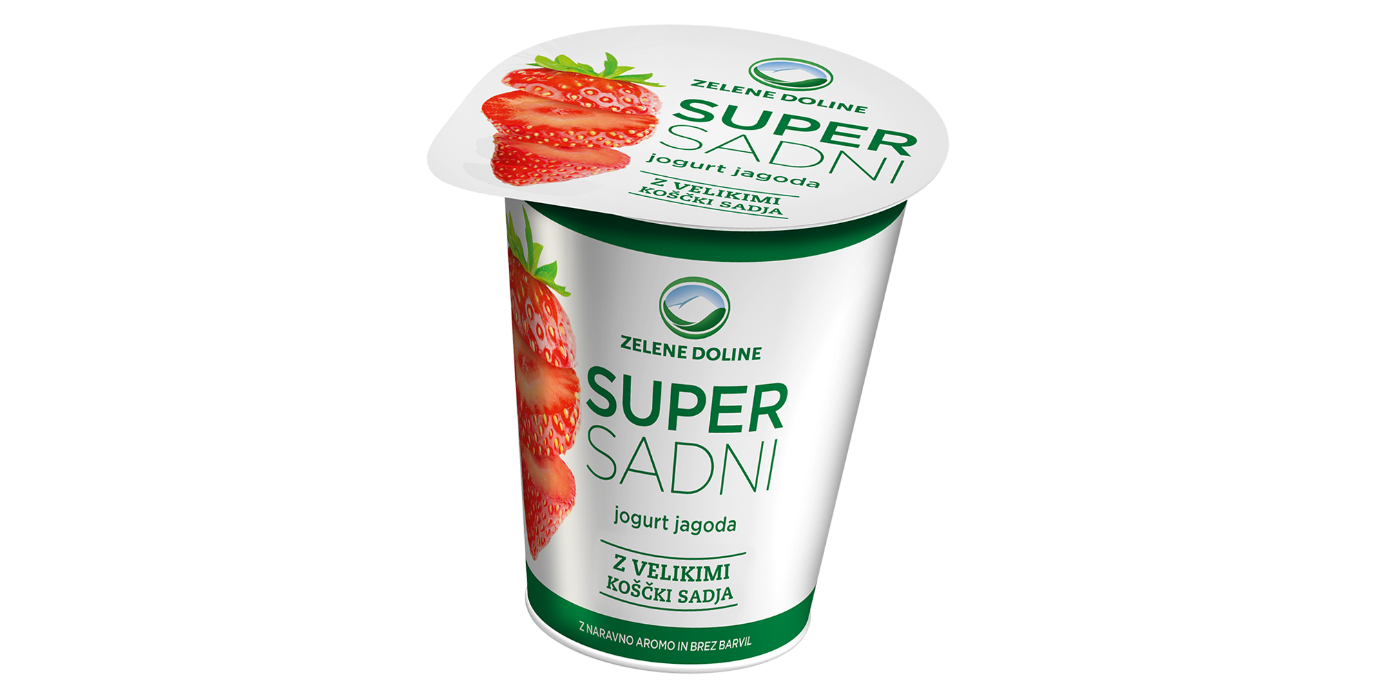 SUPER sadni jogurt jagoda | Mlekarna Celeia