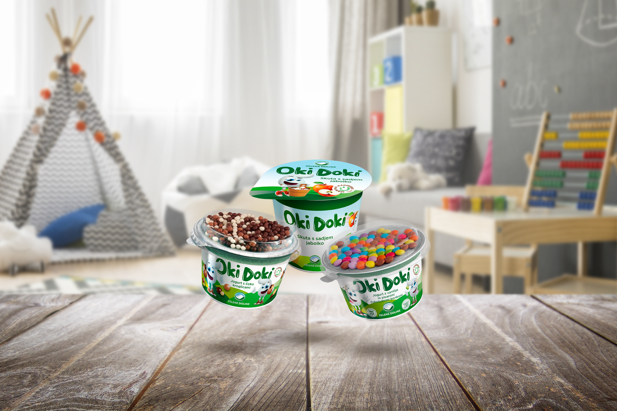 Mlečni izdelki Oki Doki za otroke in mlade | Mlekarna Celeia
