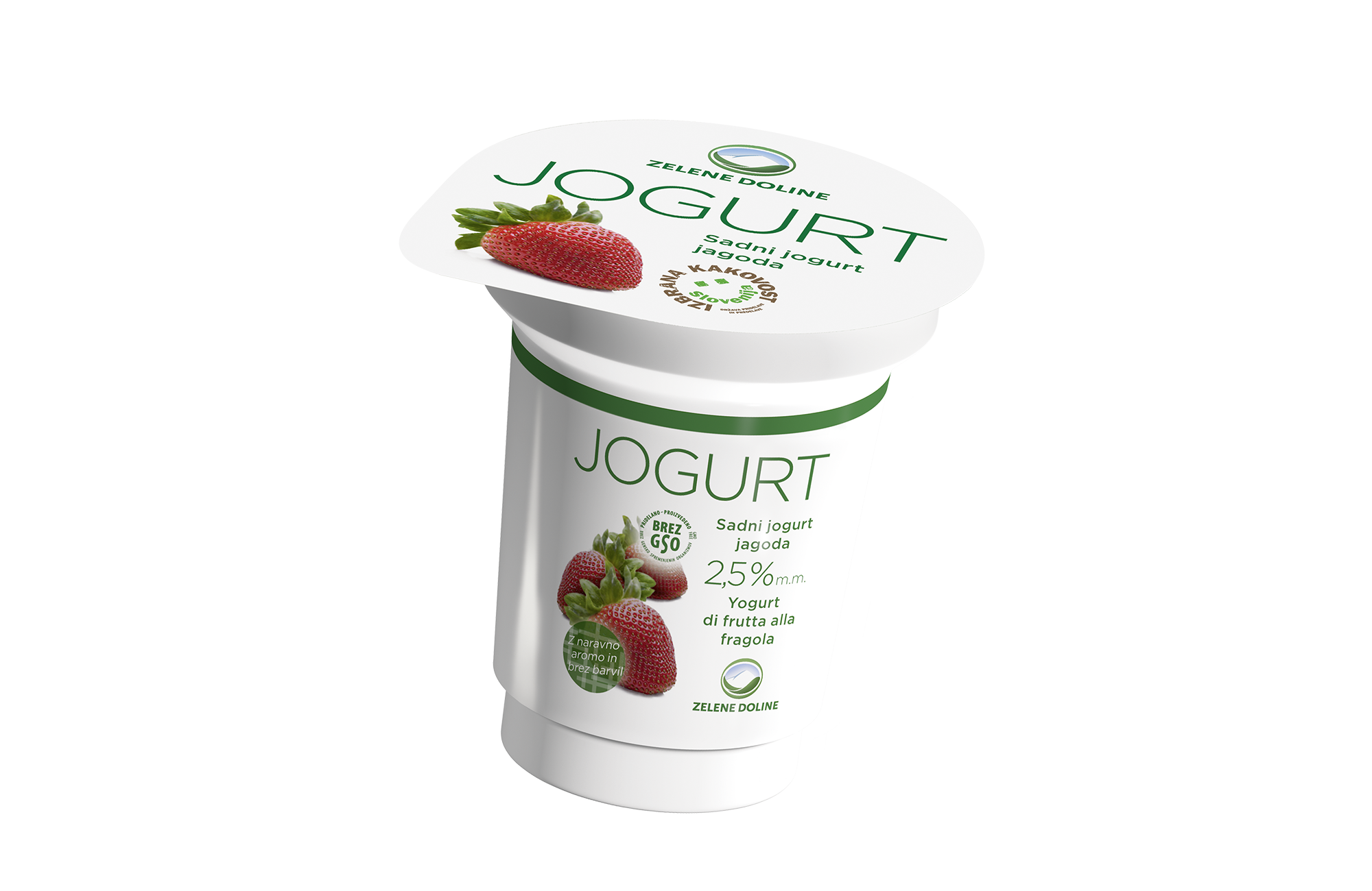 Sadni jogurt jagoda | Mlekarna Celeia